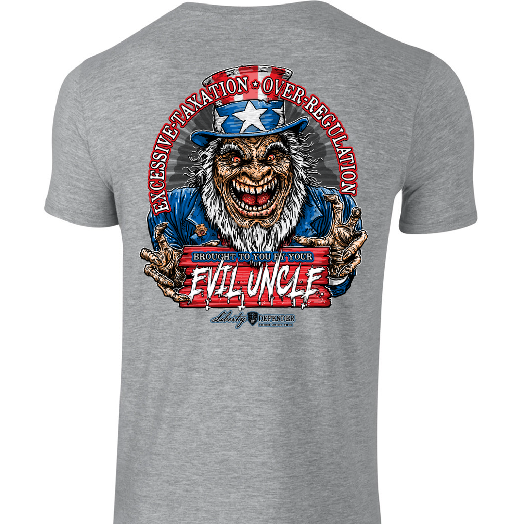 Evil Uncle Sam T-Shirt – Liberty Defender