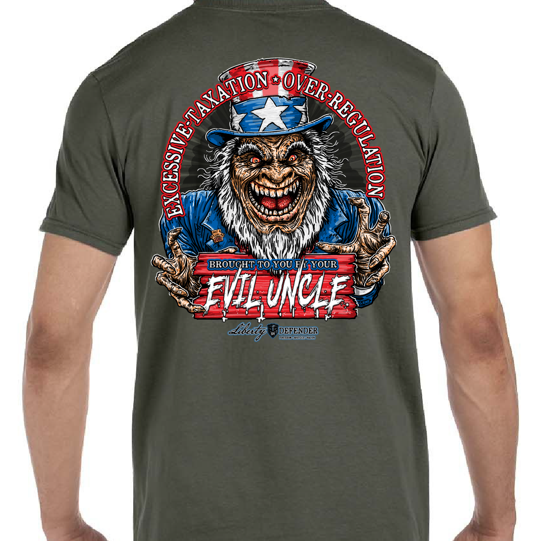 Evil Uncle Sam T-Shirt – Liberty Defender