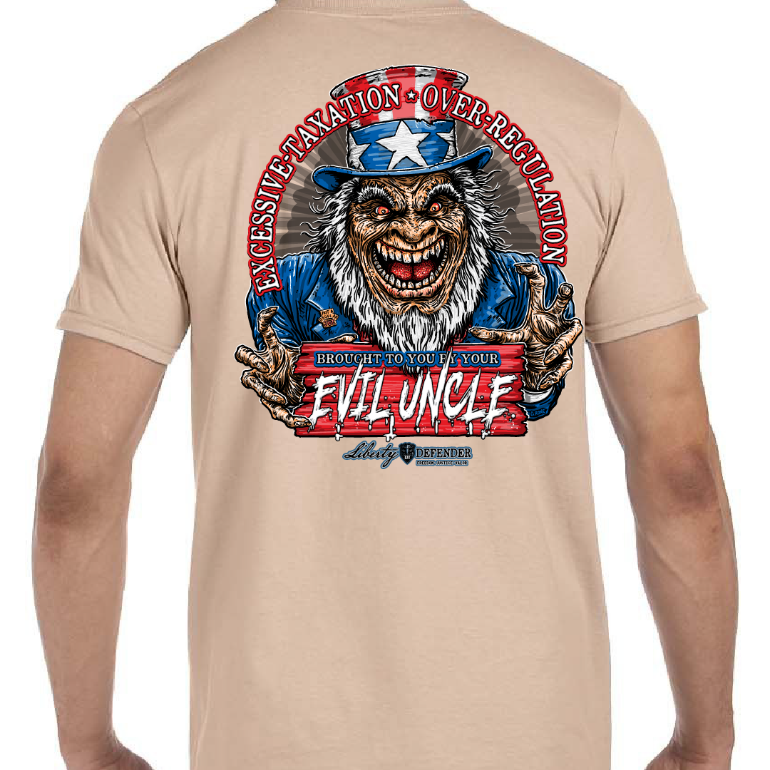 Evil Uncle Sam T-Shirt – Liberty Defender