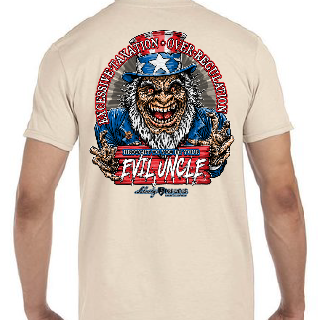 Evil Uncle Sam T-Shirt – Liberty Defender
